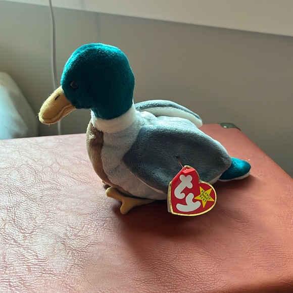 Toys | Rare 1997 Jake The Duck Ty Beanie Baby | Poshmark